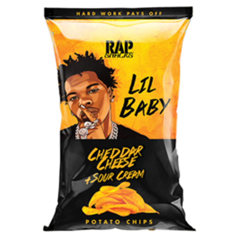 RAP Snacks® Lil Baby's Cheddar Cheese + Sour Cream Potato Chips - XPO-X ...
