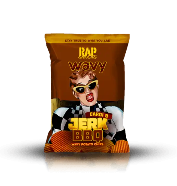RAP Snacks® | Cardi B's Jerk BBQ Wavy Potato Chips - XPO-X-Snacks