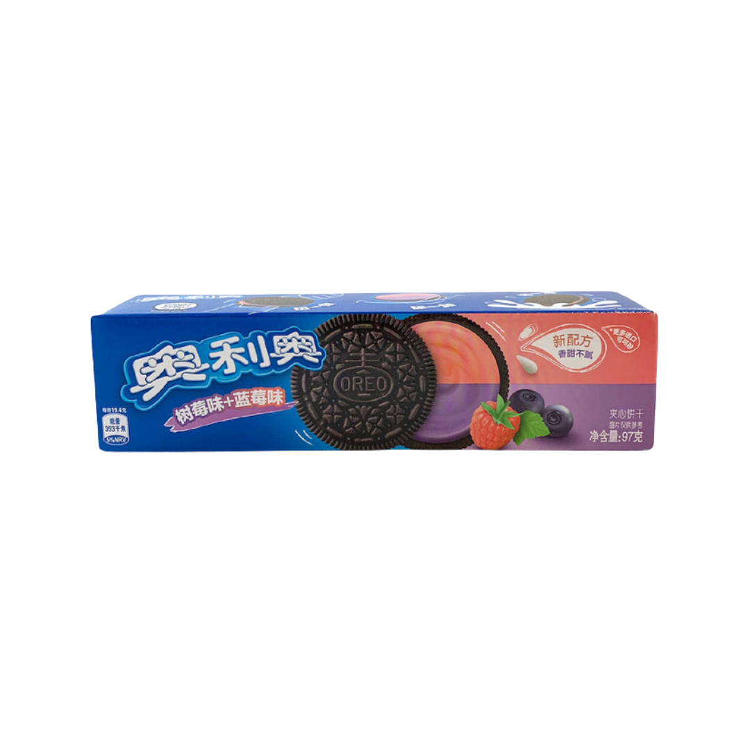 Oreo regular biscuits | Blueberry and raspberry flavor - XPO-X-Snacks